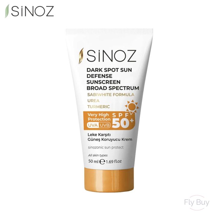 SiNOZ Anti Dark Spot Sunscreen SPF 50+ 50ml | Sabiwhite Formula | Urea ...