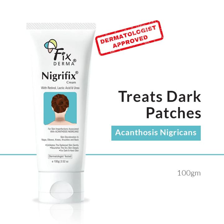 FixDerma Nigrifix Cream With Retinol, Lactic Acid And Urea 100gm ...