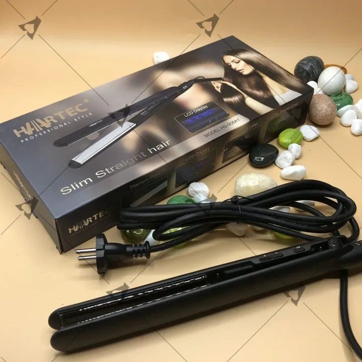 Hairtec Slim Straight Professional Hair Straightener, Lcd Display ...