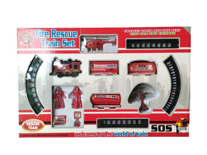Toy Train For Kids Battery Toys Fire And Rescue Designed | Daraz.com.np