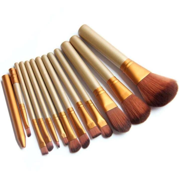 Foundation Brush - Set Of 12 (Best Brush Set) | Daraz.com.np