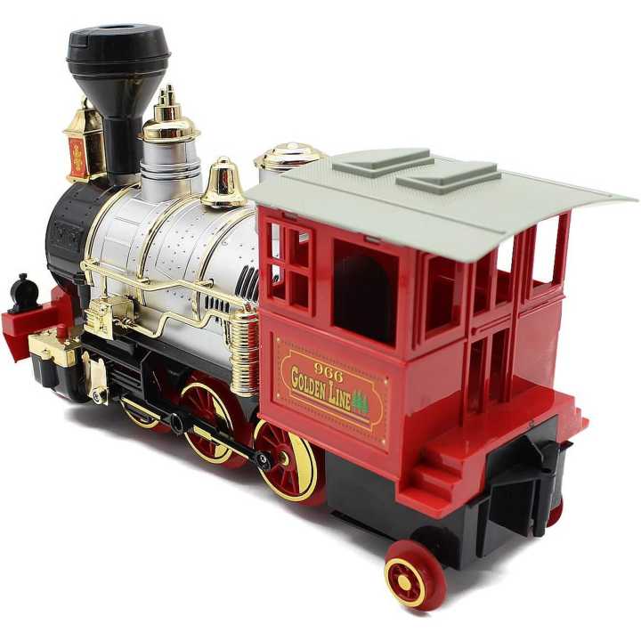 Dollox Train Toy With Steam Locomotive Train Set For Kids With Smoke ...