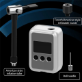 Mini Portable Bicycle Pump 150PSI Pump with Digital PSI Pressure Gauge Motocycle Road Bike Tire ...