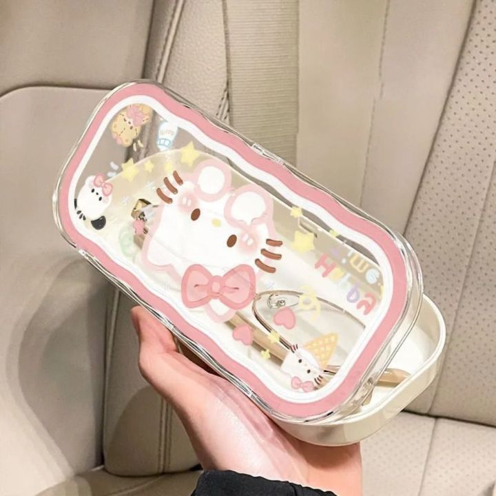 Fashion Hello Kitty Storage Box Cartoon Cat Gifts for Girls Glasses ...