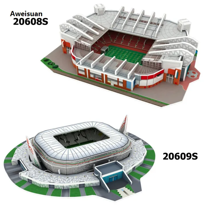 Aweisuan Miniature Football Field 3D DIY Puzzle World Famous Stadiums ...