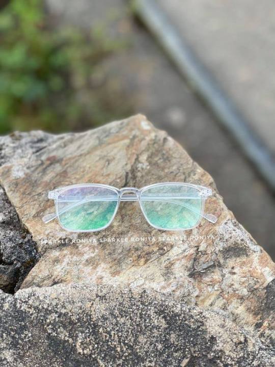 Sparkle Roniya Unisex Glass with Transparent Frame | Daraz.com.np