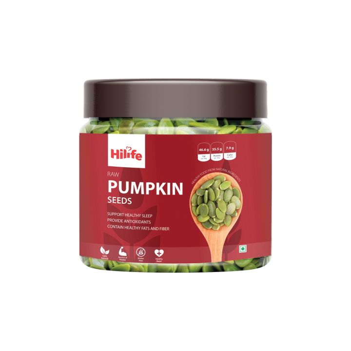Hilife Pumpkin Seeds 200GM |Raw Pumpkin Seeds for Eating | Immunity ...