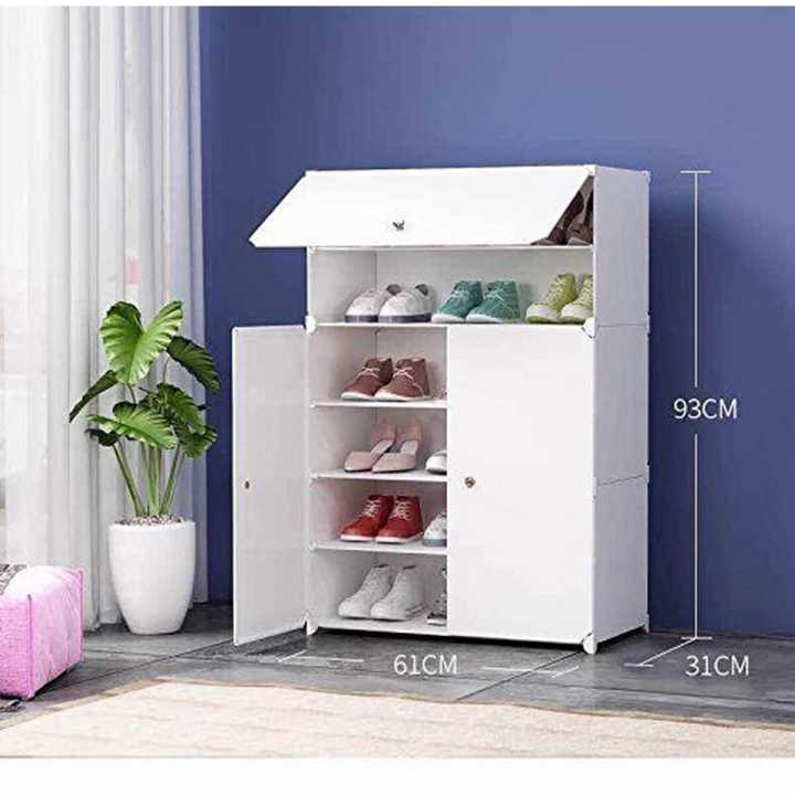Plastic 3 Tier Shoe Rack (Color White ) | Daraz.com.np