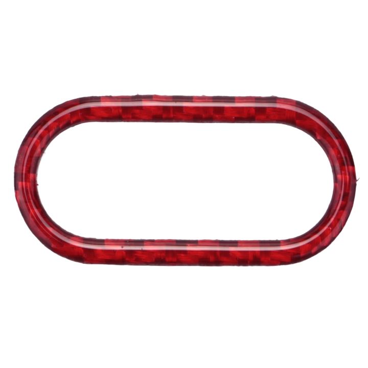 Spreeshop Red Carbon Fibre Interior Warning Light Cover for F55 F56 ...