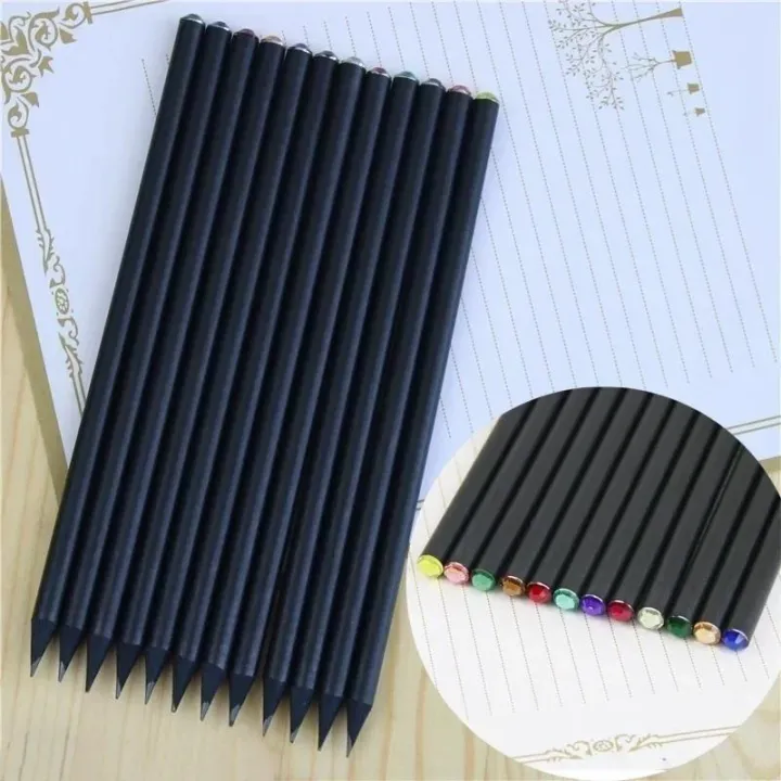 5 pencils HB for office school supplies, creative pencils, linden tools ...