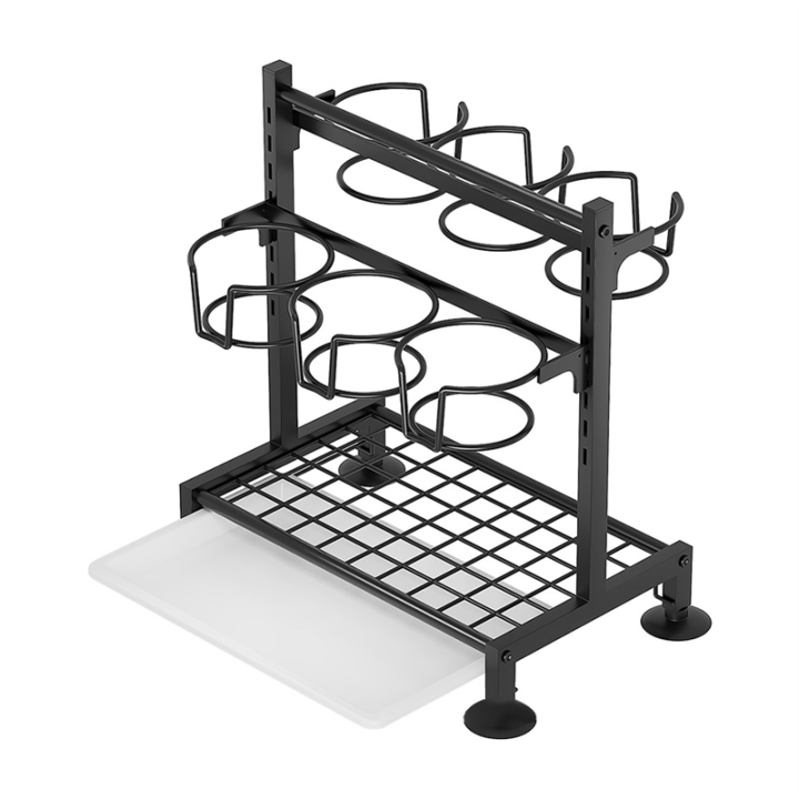 Water Bottle Organizer Rack for 40oz Tumbler with Handle, Multifunction ...