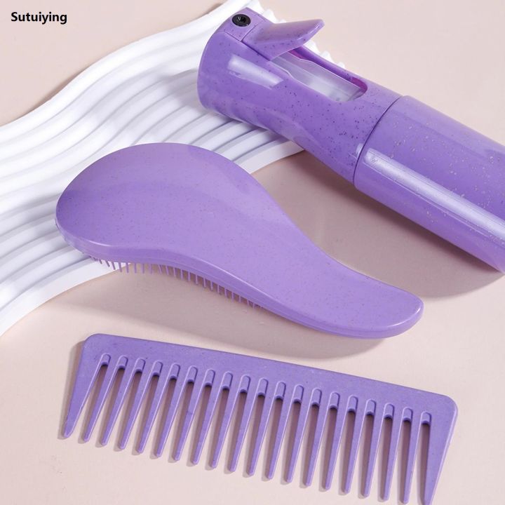 Sutuiying 3pc Hair Styling Set: 200ml men Bottle Anti-static Mini Magic ...