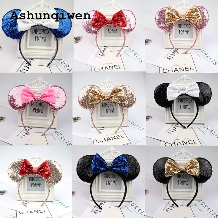 Ashunqiwen Fifty percent discount Hairs Bows Red Green Minnie Mouse ...