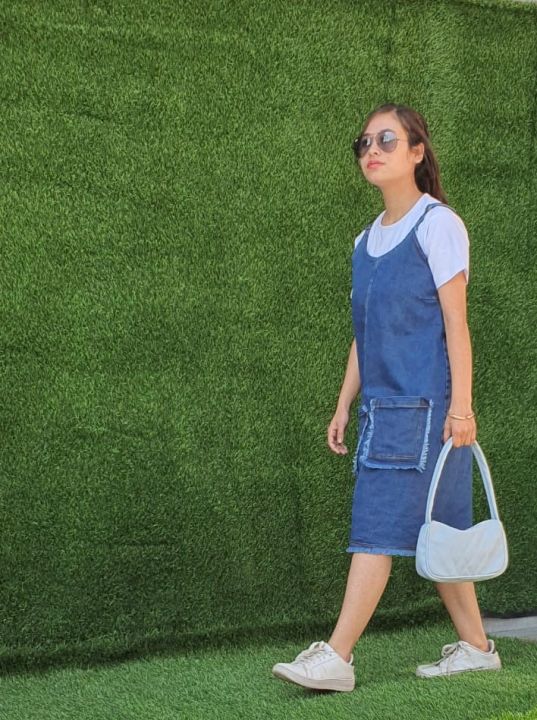 FuLoo street Dungry soft Denim dress for Women | Daraz.com.np