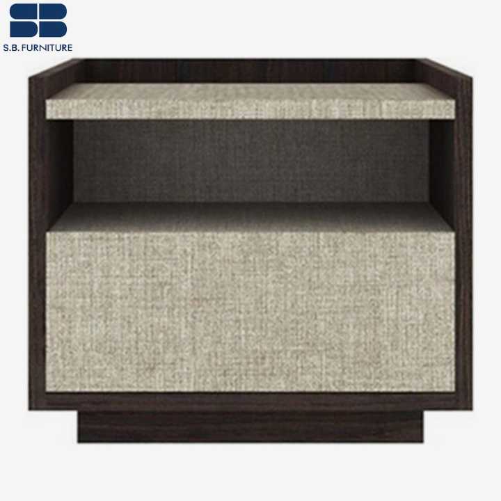 SB Furniture Econi Night Table 40cm Wide - Royal Acacia /I-Twist ...