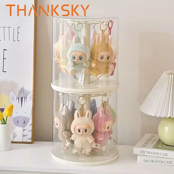 Dust Proof Doll Toy Transparent Labubu Pendant Display Box Large ...