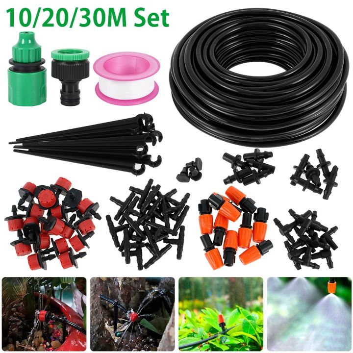 15m DIY Drip Irrigation Kit | Automatic Micro Watering System with 4 ...