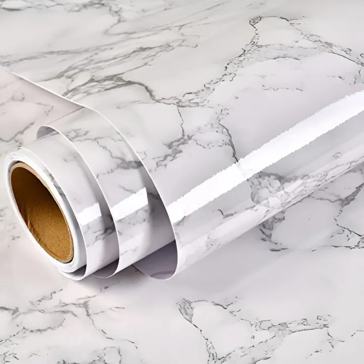 2M White Marble Wallpaper | Vinyl Wrap Granite Wallpaper | White Marble ...