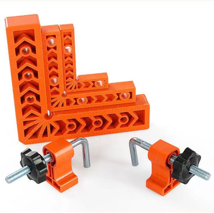 90 Degrees Plastic Clamping Measuring Tool Locking Clip Woodworking ...