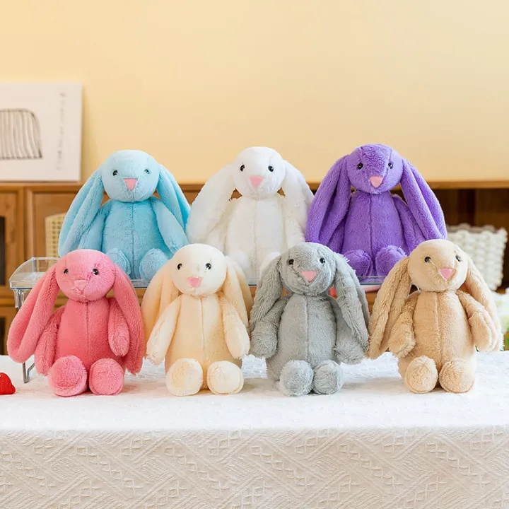Cute Bunny Rabbit Plush Toy Long Ear Soft Stuffed Doll Sleeping Toy ...