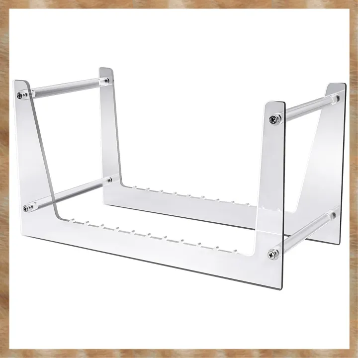 Kqueebee Clear Vinyl Record Stand Holder for Desktop Album Storage ...