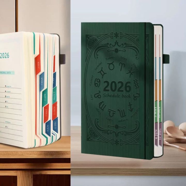 Portable A5 2026 Schedule Book Planner Reminder To Do List Daily ...
