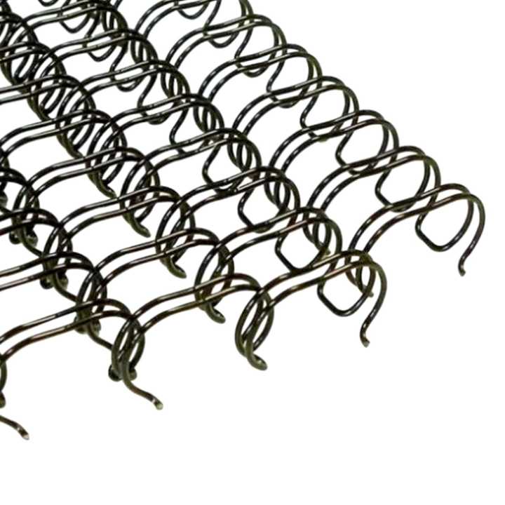 Wire Binding Spines, 12.7mm, 25-80 Sheets, 3:1 Pitch, Black Double Loop ... Wire Binding Spines, 12.7mm, 25-80 Sheets, 3:1 Pitch, Black Double Loop ...