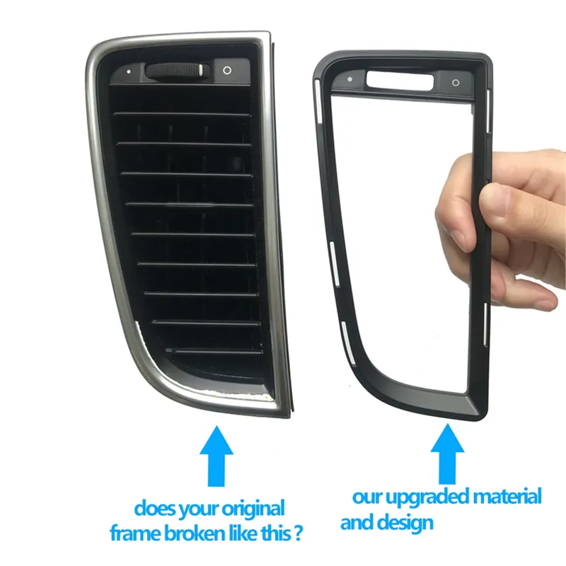 Car Central Air Conditioning A/C Vent Grille Outer Frame Panel for Porsche Panamera 2010-2016 ...