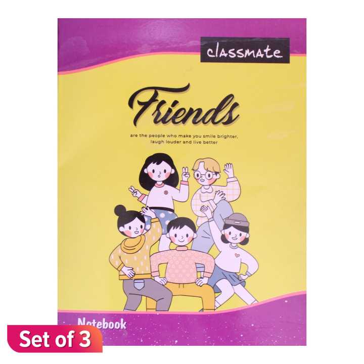 Friends Notebook Set Of 3 | Daraz.com.np