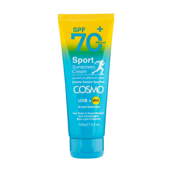 COSMO SPORT SUNSCREEN CREAM SPF 70+ 100G | Daraz.com.np