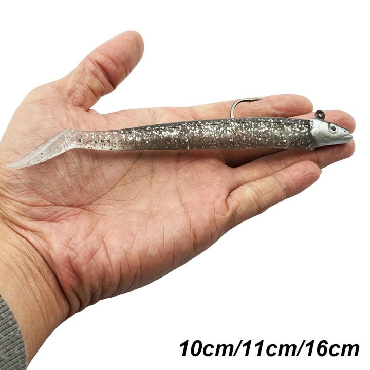 High Quaility Silicone 10g 19g 34g Artificial Soft Bait Lead Jig Head ...