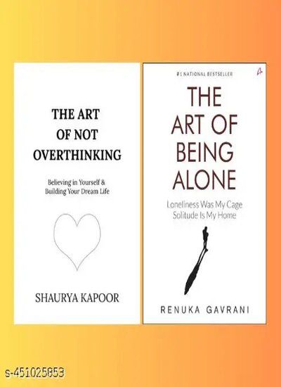 The art of not Overthinking + The art of being alone | Daraz.com.np