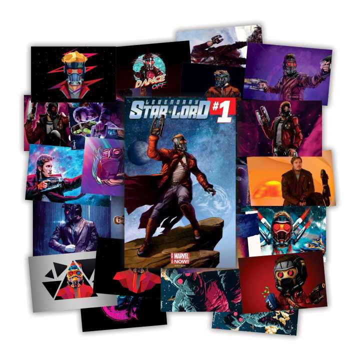 KYVOR Star Lord Guardians of The Galaxy Collectible Sticker Pack of ...