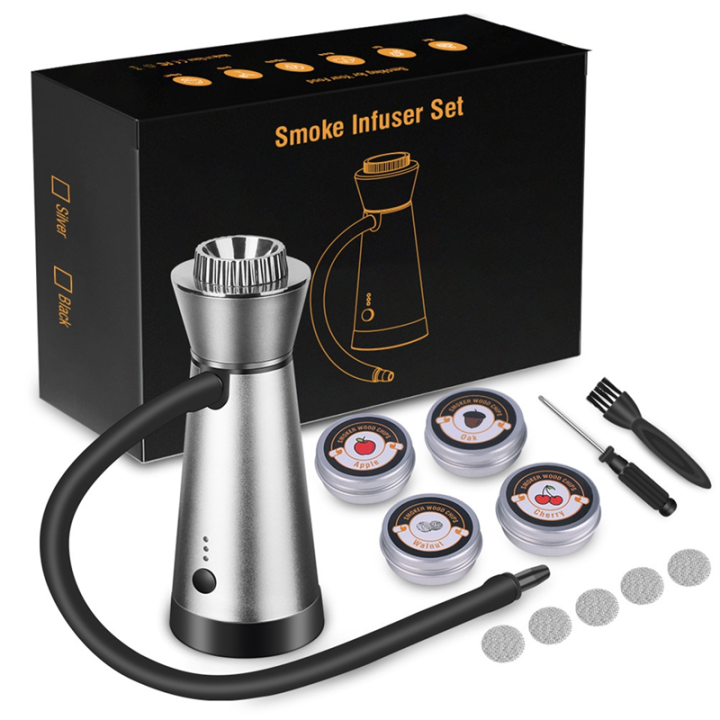 Cocktail Smoker, Electric Food and Beverage Portable Smoking Tool ...