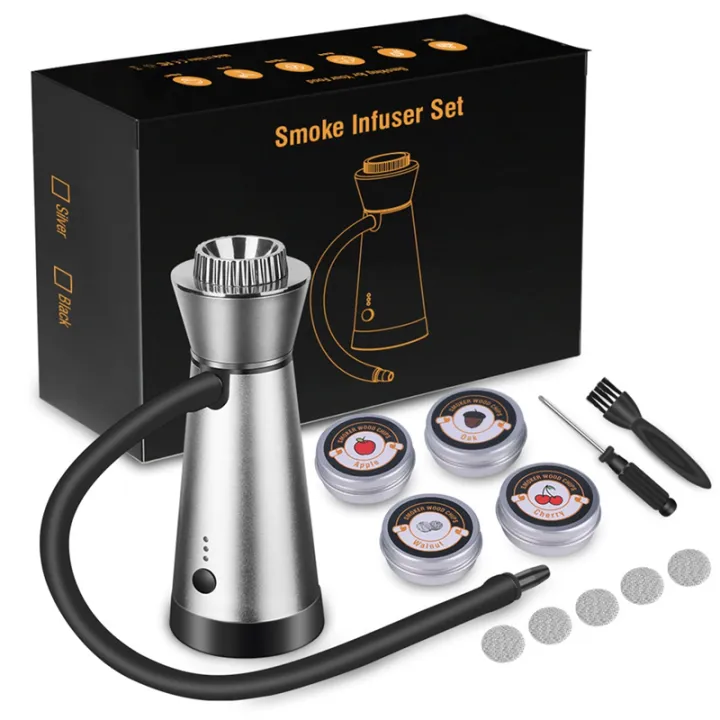 Cocktail Smoker, Electric Food and Beverage Portable Smoking Tool ...