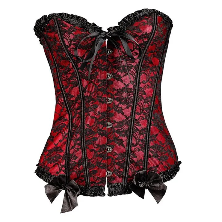 Luxury Shapewear Clothing Vest Women Lace Corsets With G-string ...