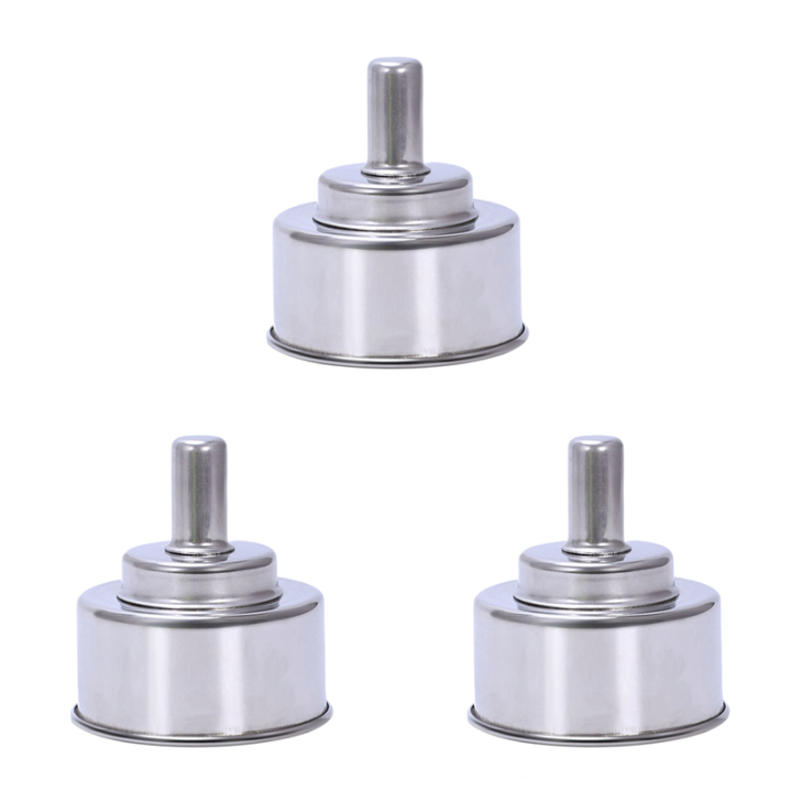 3X Stainless Steel Alcohol Burner, Lab Spirit Lamp, 200 Ml (6.7 Oz ...