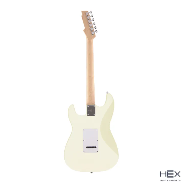 Hex Instruments E100 S/Iv Ivory Stratocaster Electric Guitar With ...