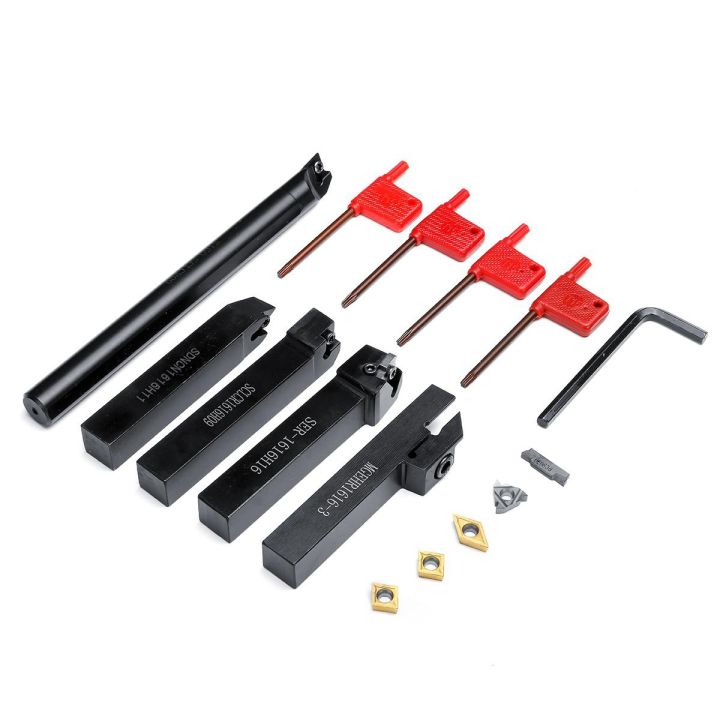 LKPCIGCXM 5Pcs 16mm Lathe Turning Tool Holder Boring Bar Lathe Cutting ...