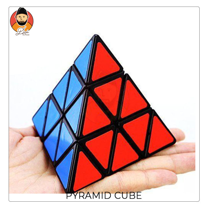 Pyramid Cube Puzzle Pyraminx Brain Teaser Magic Cube Puzzle Rubik's ...