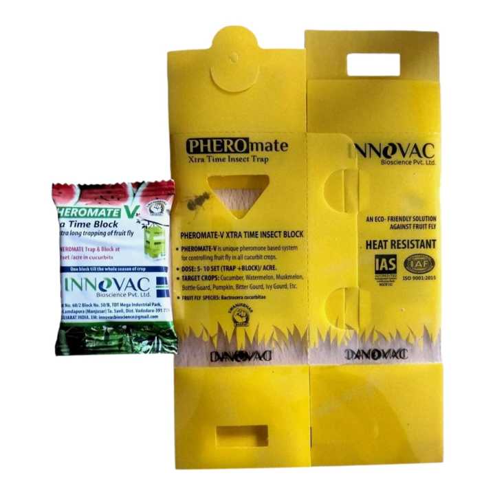 1 Pieces Of Innovac Yellow Box Trap With Lure For Agriculture | Daraz ...