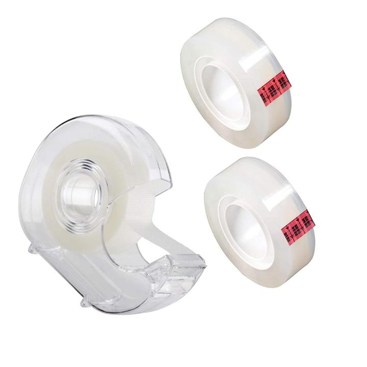Cello Tape with Dispenser with Clear Tapes (18 mm x 33 m) Machine ...