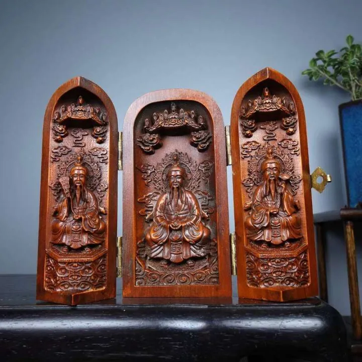 Antique, miscellaneous, wood carving, nostalgic collection, objects ...
