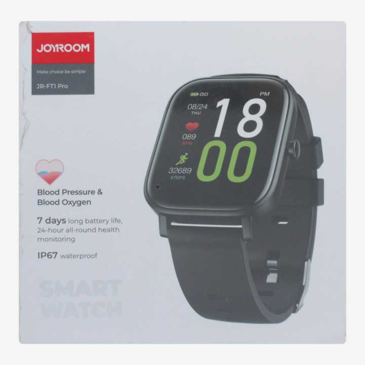 Black Joyroom Smart Watch JR-FT1 Pro | Daraz.com.np