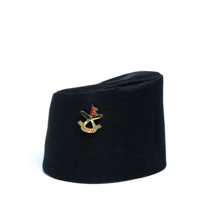 Black Dhaka Bhadgaule Nepali Topi For Men | Daraz.com.np