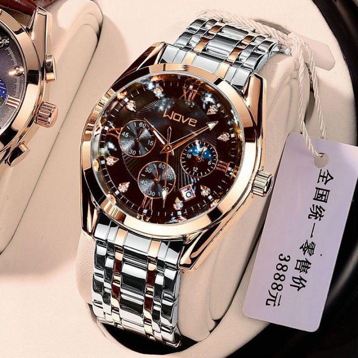 【Low price】Genuine Swiss Movement Watch Korean Style Trendy Luminous ...