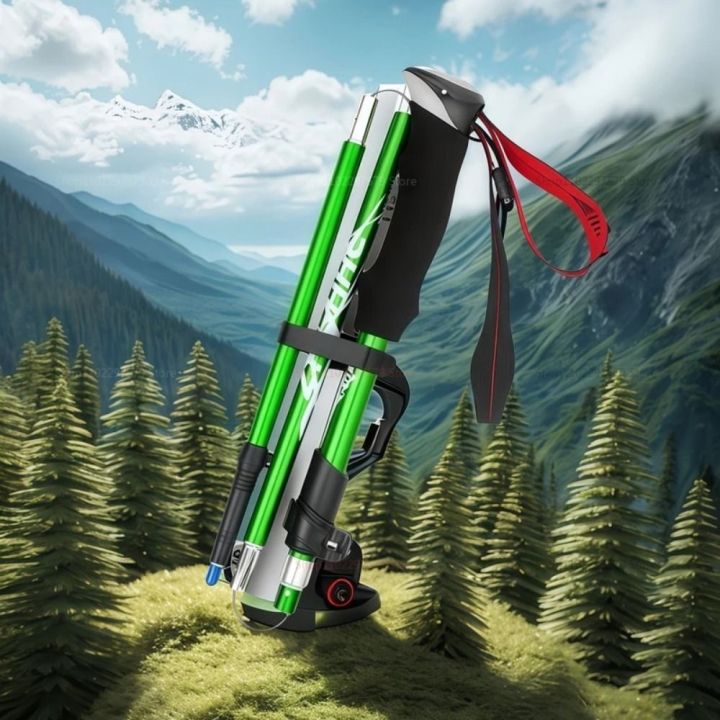 Balance Support Aluminum Outdoor Trekking Poles EVA 3 Section Country ...