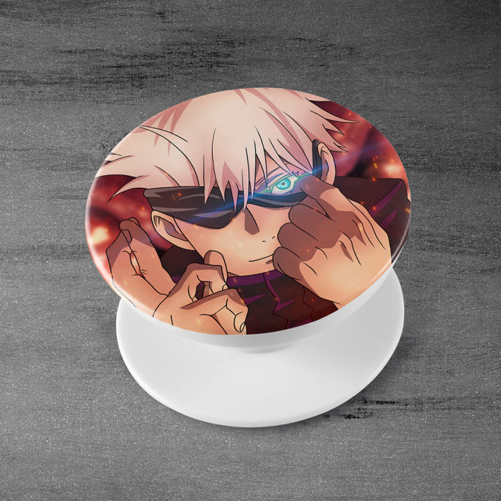 Jujutsu Kaisen Anime Satoru Gojo Eye Design Pop Sockets Expanding Grip ...