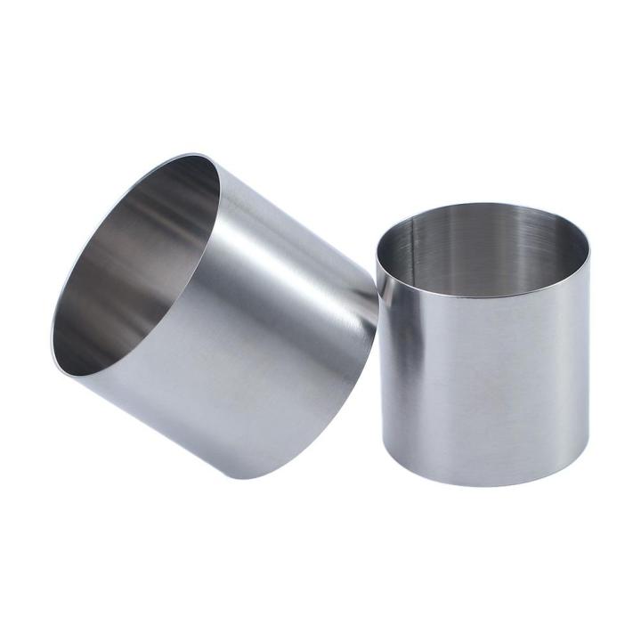 Reusable Stainless Steel Food Molding Circle Mousse Cake Pastry Cake ...