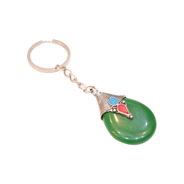 Round Stone Design Keychain | Daraz.com.np
